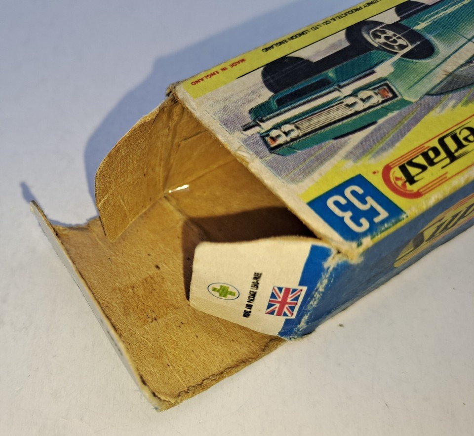 MATCHBOX LESNEY VINTAGE SUPERFAST 53 FORD ZODIAC, RARE 'ZODIAK' BOX ...