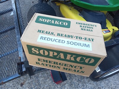 SOPAKCO Low Sodium Emergency Ration Meal MRE Meals Ready to Eat Case of ...