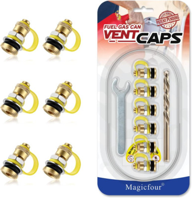 Fuel Gas Can Vent Caps, 6 Pack Fuel Gas Tank Vent Caps Gas Can ...