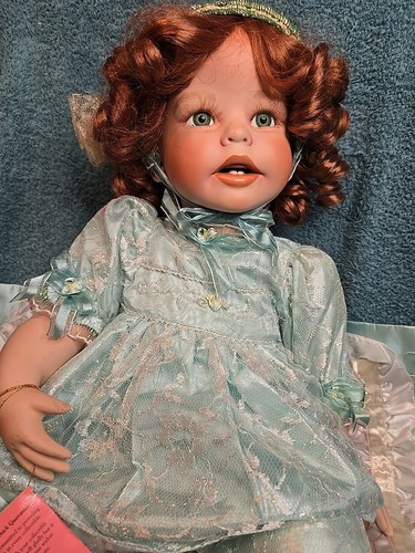 Bridget 22" Porcelain Doll By Kelly Rubert Paradise Galleries w ...