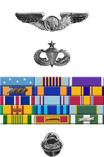 SLIDE ON RIBBON RACK MOUNTING POST PIN BAR 1-31 RIBBONS CLAPS US ...