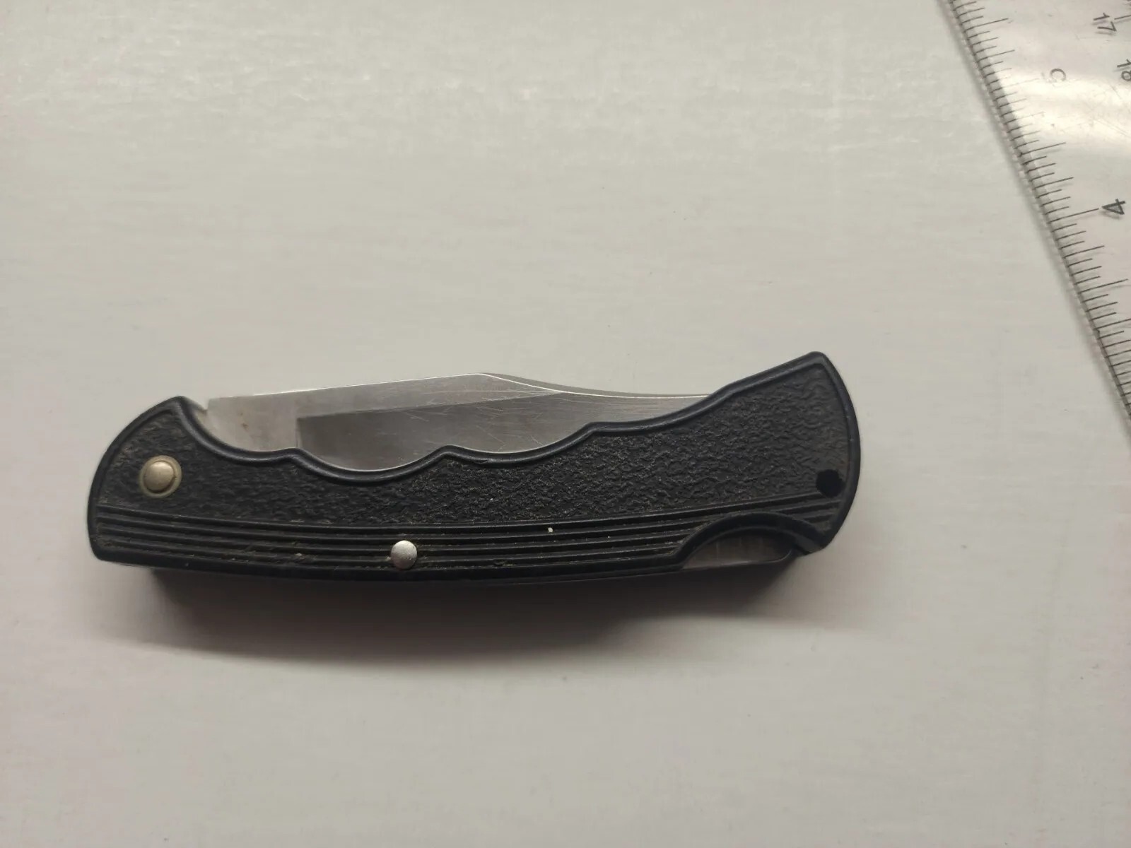 Buck USA 422 Bucklite Pocket Knife Lockback Plain Edge Blade W2 | eBay