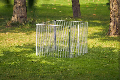 Brista Metall Komposter aus Streckmetall feuerverzinkt Metallkomposter ...