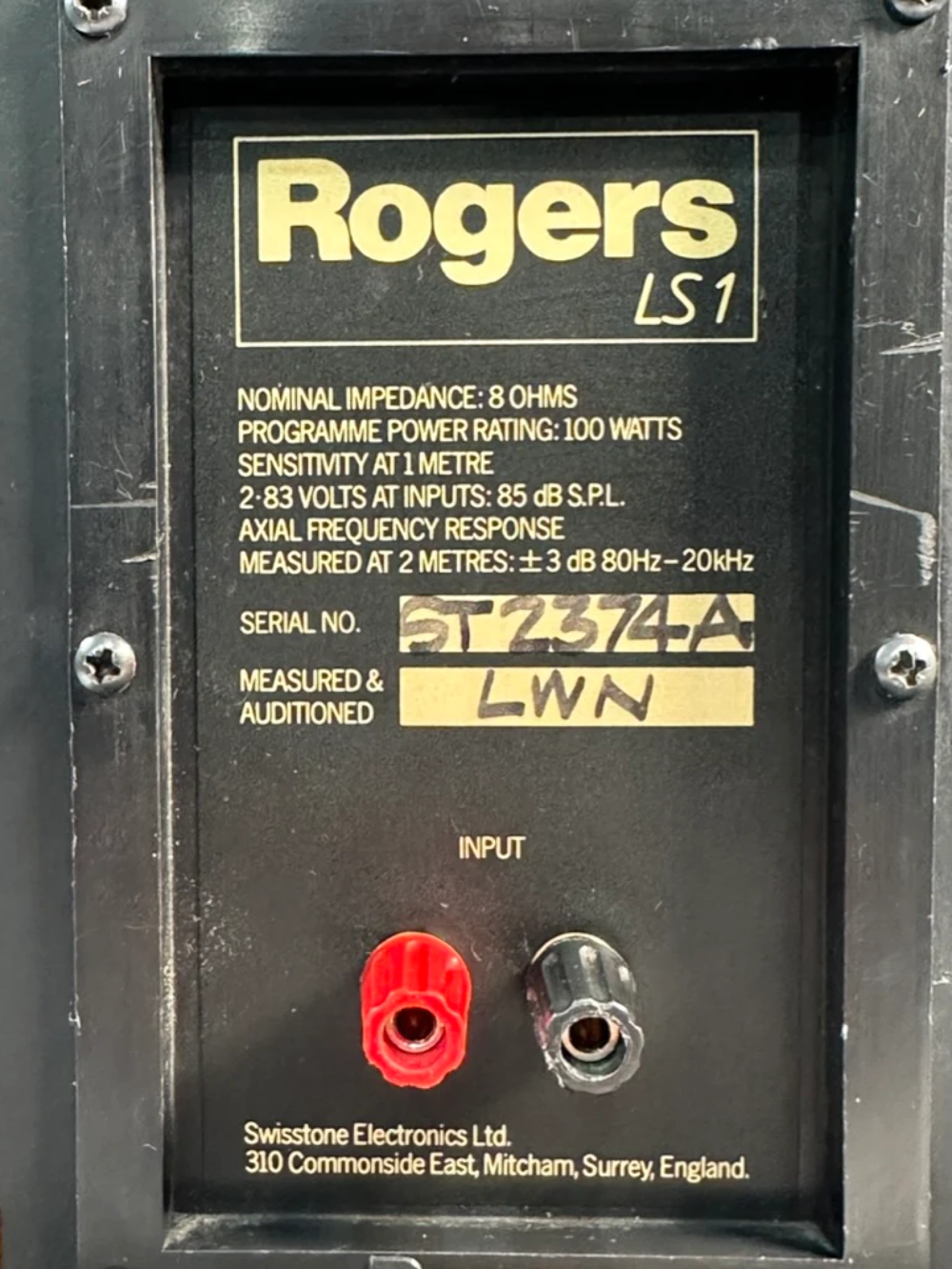 Rogers LS1 Speakers Matched Pair | eBay