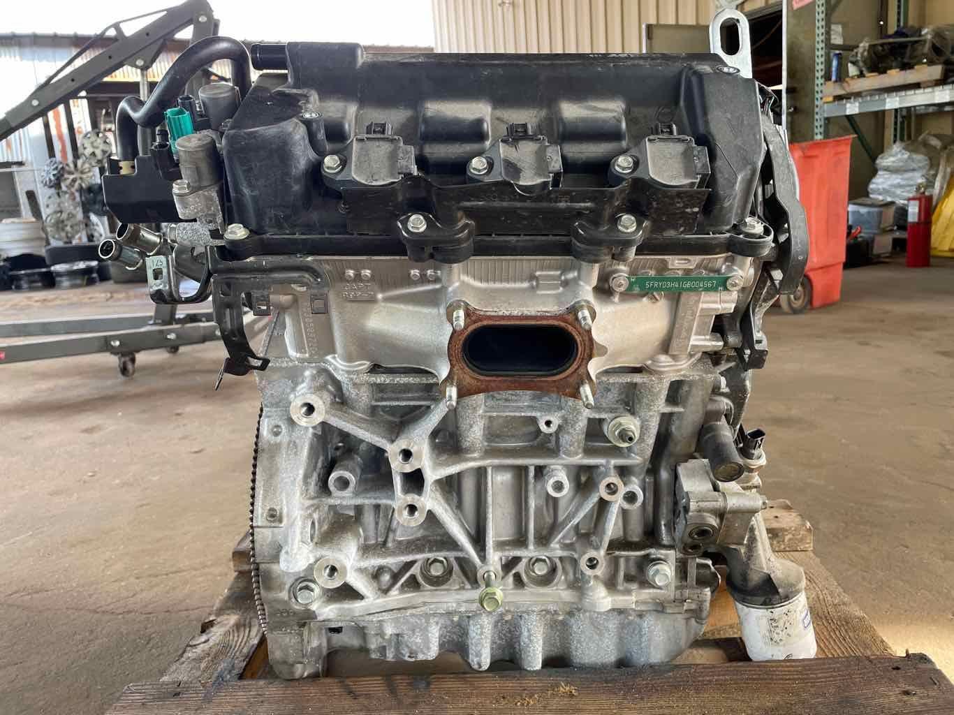 Fits 2016-2018 ACURA MDX 3.5L FWD Engine Motor Assy VIN 3 6th Digit ...