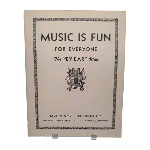 Music is Fun Dave Minor Sheet Music Song Book Self Teach Practice Piano ...