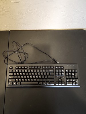 HP Wired USB Keyboard W/10 Key 697737001 Model PR1101U | eBay