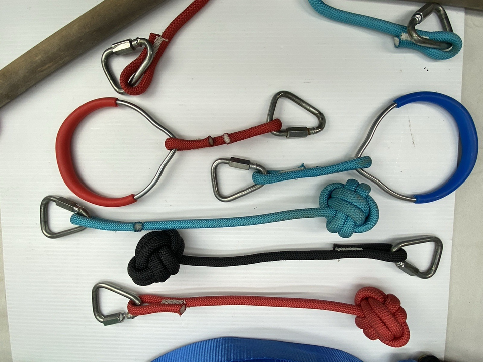 Slackline Ninja Warrior Obstacle Course Kit 7 obstacles 50 Feet 250 ...