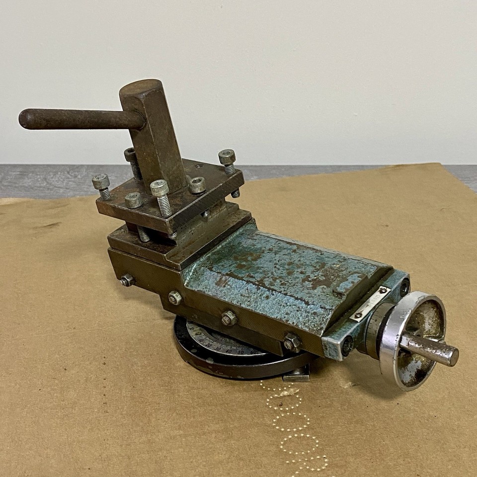 Vintage Manual Lathe Complete Top Slide & Tool Post Component Z Axis ...