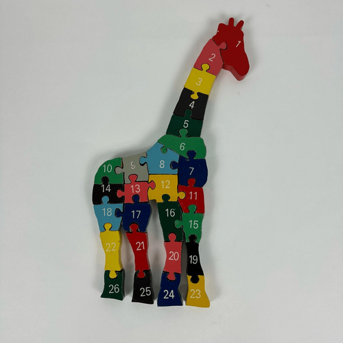 Wooden Animal Alphabet Number Puzzle | eBay