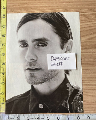 Jared Leto Actor 2013 Black & White Magazine Head Shot Photograph | eBay