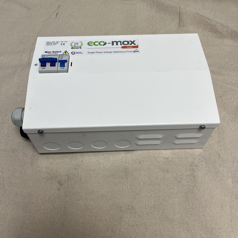 Eco Max Home 240v - 50hz - 63A Voltage Optimiser EMH63 | eBay