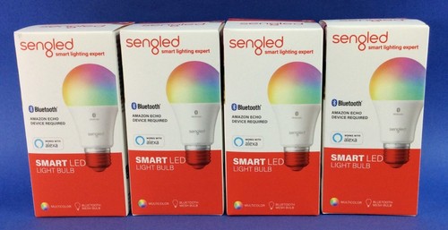 Lot of 4- Sengled Smart BT Light Bulbs, Color Changing, Dimmable, Echo ...