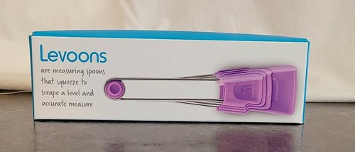 New Purple Levoons Scrape Level Measuring Spoons Cooking Utensil | eBay