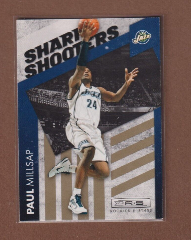 2010-11 Rookies & Stars Sharp Shooters Gold #10 Paul Millsap /499 - 200 ...