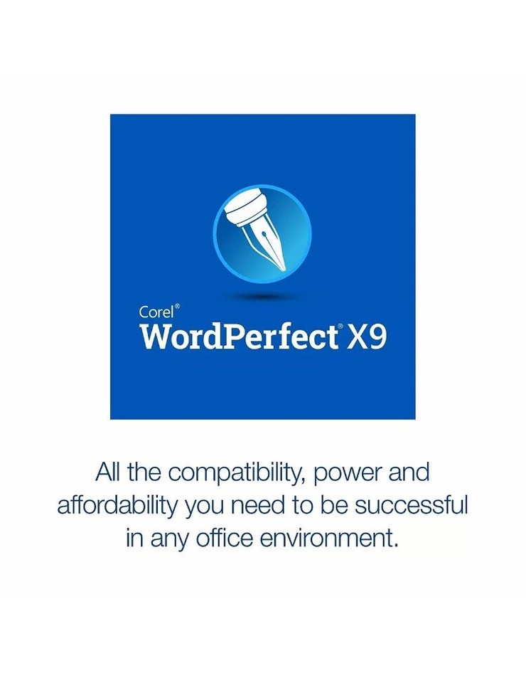 Wordperfect Office X9 Standard [Old Standard PC Disc | eBay