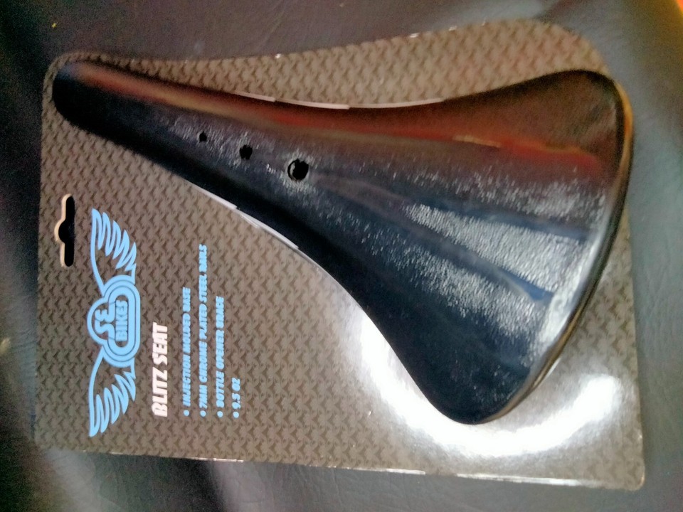 SE Racing Blitz Railed Saddle Black Retro BMX Seat Old School Bmx | eBay