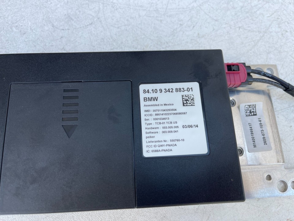 2014-2017 BMW F25 F30 F32 F36 X3 TELEMATICS CONTROL MODULE TCM 9342883 ...