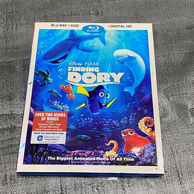 Disney Pixar Finding Dory (Blu-ray, DVD + Digital Code 2016) w ...