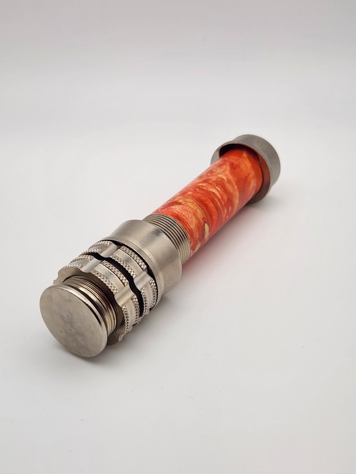 Uplocking Fly Rod Reel Seat Nickel Plated Hardware With Box Elder Burl ...