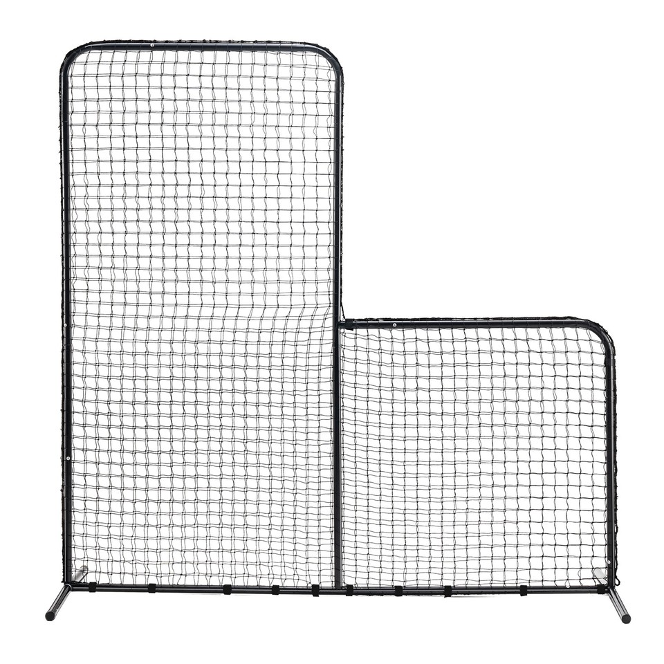 Uimoso L Screen Baseball Pitching Net for Batting Cage Softball Screen ...