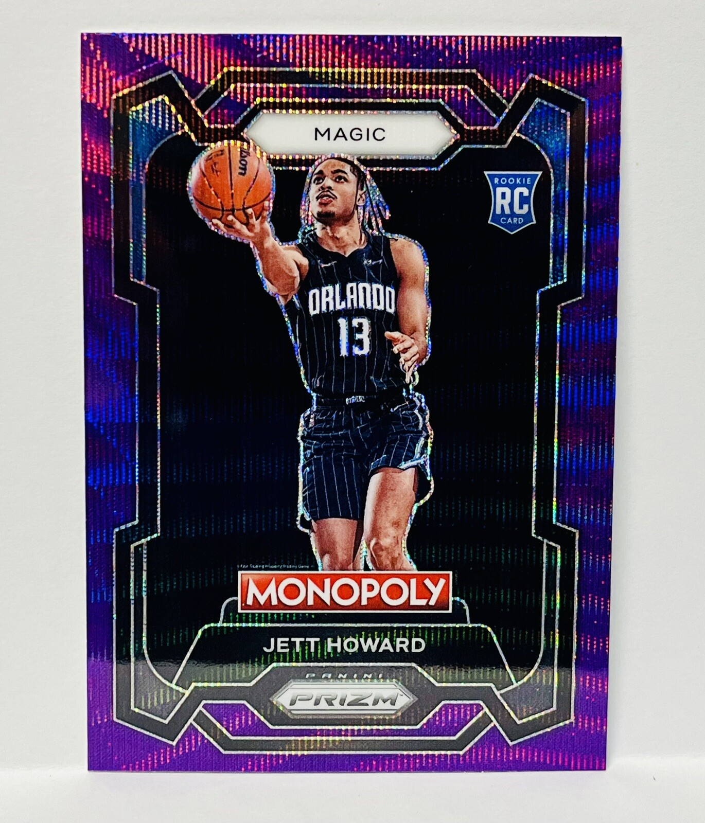 2023-24 Panini Prizm Monopoly Purple Prizm JETT HOWARD Rookie Magic SSP ...