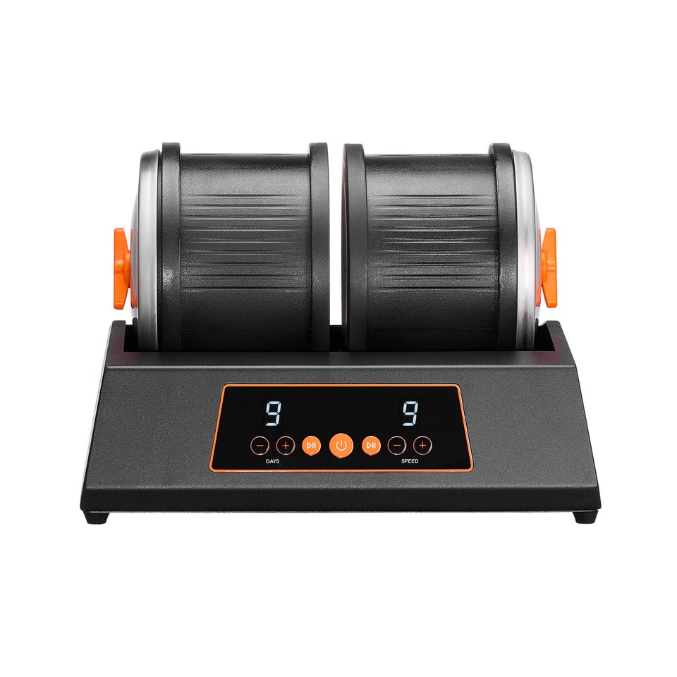 Rock Tumbler Machine 8 lbs Rock Polishing Kit 9 Speed 9-Day Timer Dual ...