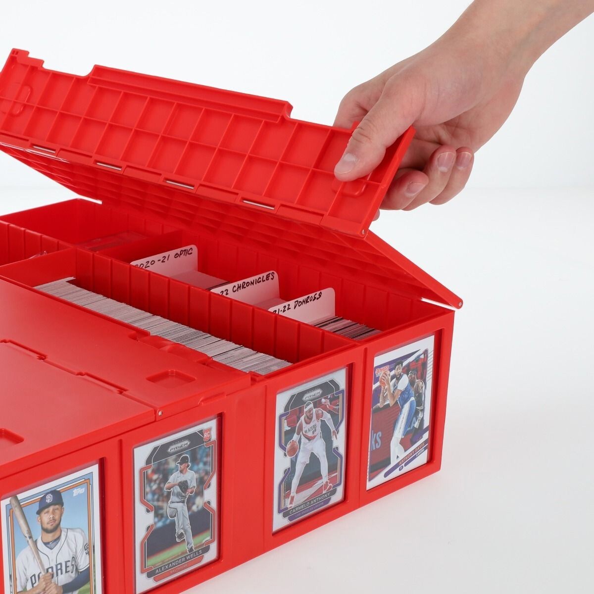 BCW Card Bin Hold Trading Gaming Sport Cards Toploaders Magnetic 3200 ...