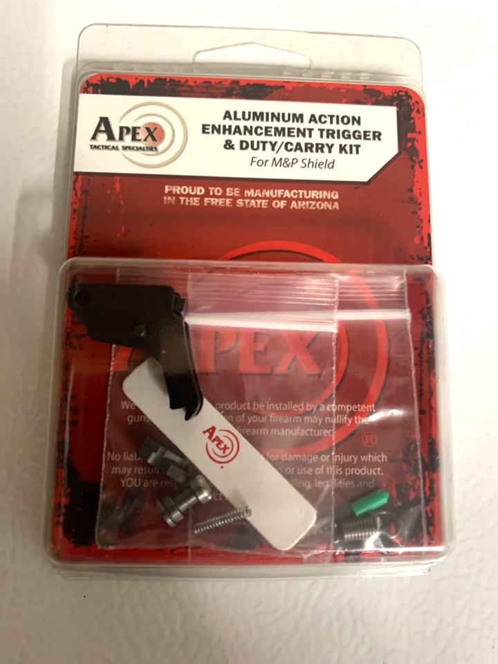 Apex Tactical 100-051 M&P Shield Duty/Carry Action Enhancement Trigger ...