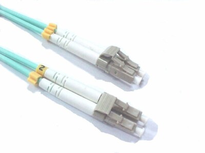 1M LC UPC to LC UPC Duplex PVC 10G OM3 Multimode Fiber Optic Patch ...