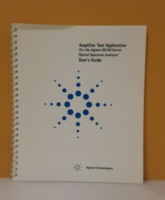 Agilent 86140-90051 Amplifier Test Application User's Guide | eBay