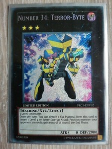 'Number 34: Terror-Byte' (PRC1-ENV02), Secret Rare, Limited Edition, NM ...