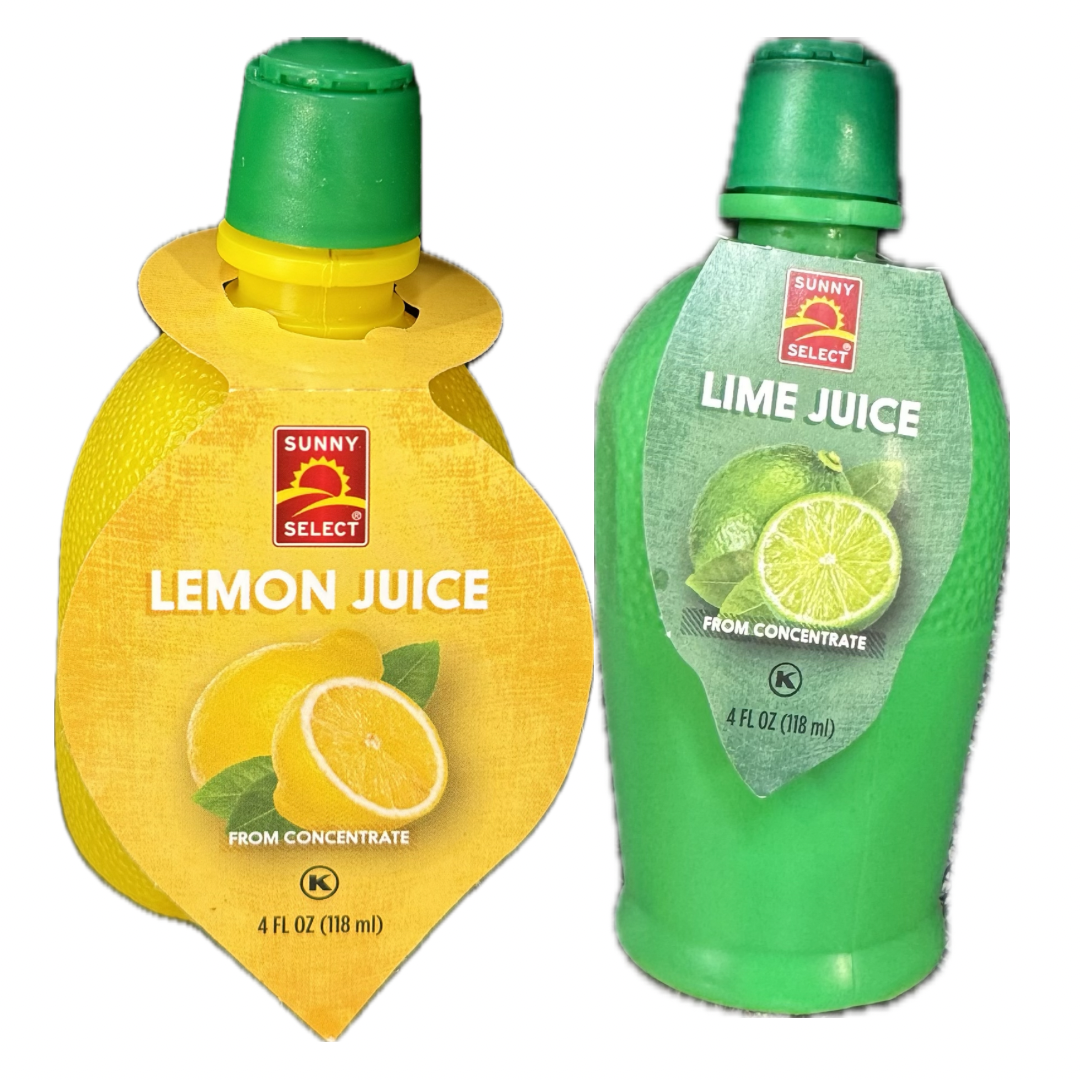 Lemon OR Lime Juice From Concentrate By Sunny Select - Choose Flavor | eBay