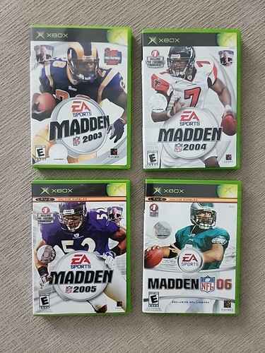 Madden NFL Original Xbox Games '03-'06 Lot Of 4 | eBay