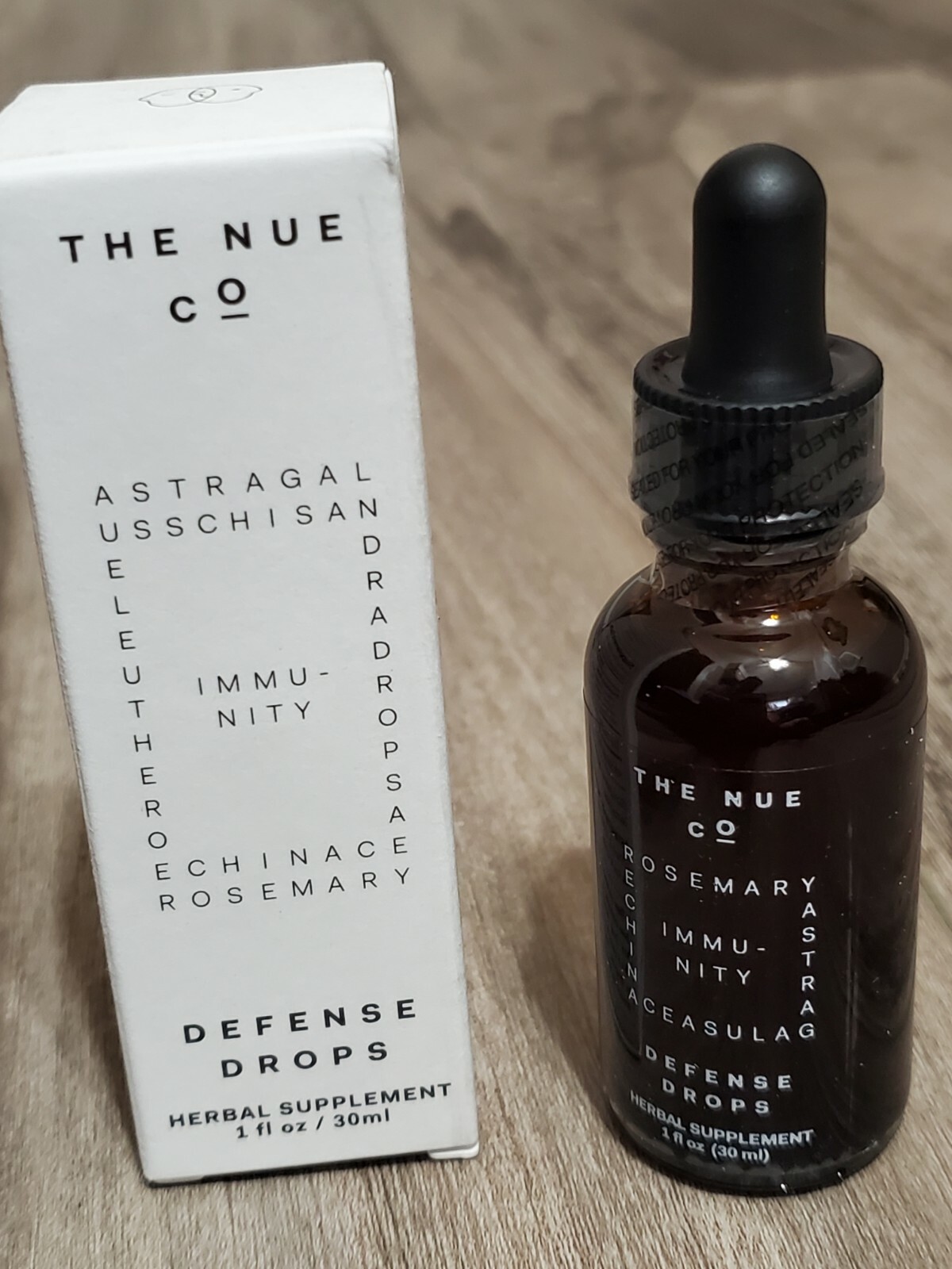 The Nue Co. Immune Defense Drops With Adaptogenic Herbs, 1 fl oz, New ...