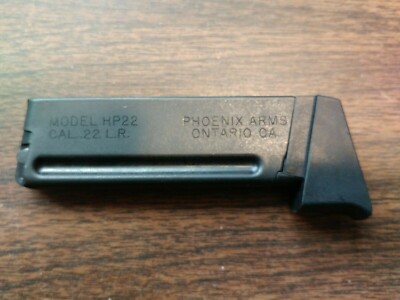 Phoenix Arms Magazine 22LR HP22A Extended 10 Round Black Factory New ...