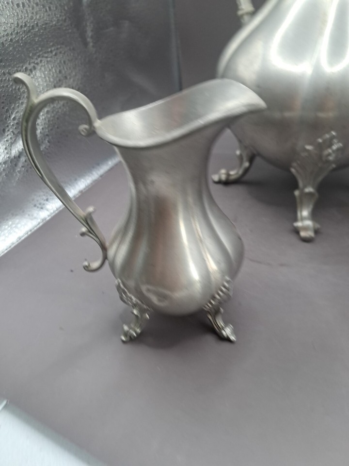 “Winthrop” P 1795 Reed & Barton Mid Century Vintage Pewter Tea Set | eBay