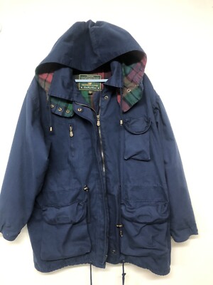 VTG Express provencal classic Parka Coat men size Medium blue RN#55285 ...