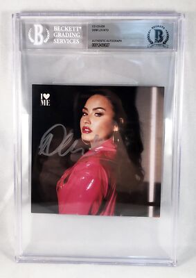 Demi Lovato Signed CD Cover 3 Beckett BAS COA | eBay