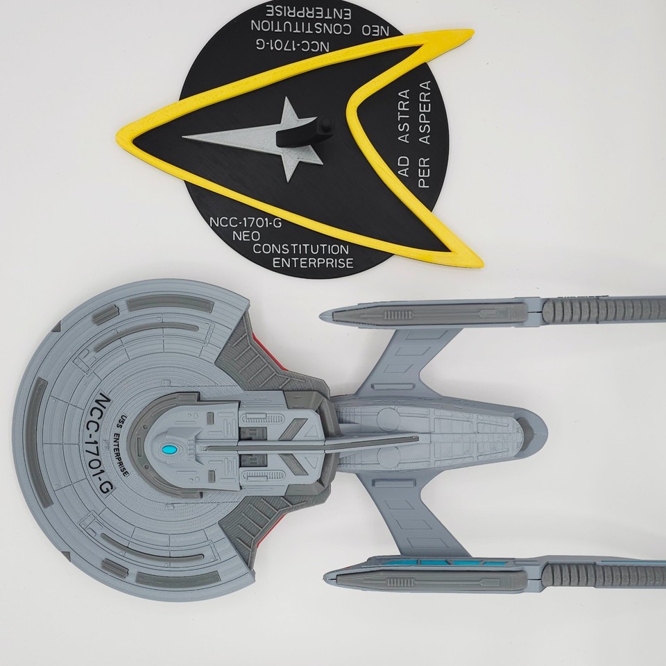 Star Trek Enterprise G Neo Constitution 3D Printed Fan‑Made Ship w ...