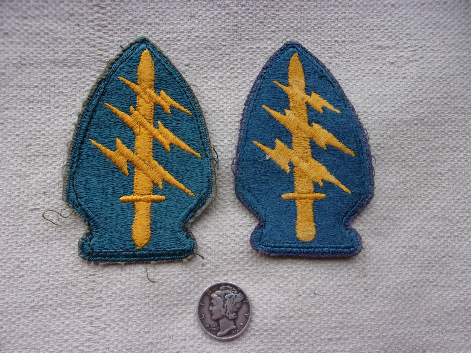 US Army Special Forces Color Patches--Early Vietnam Cut Edge--2 Each | eBay