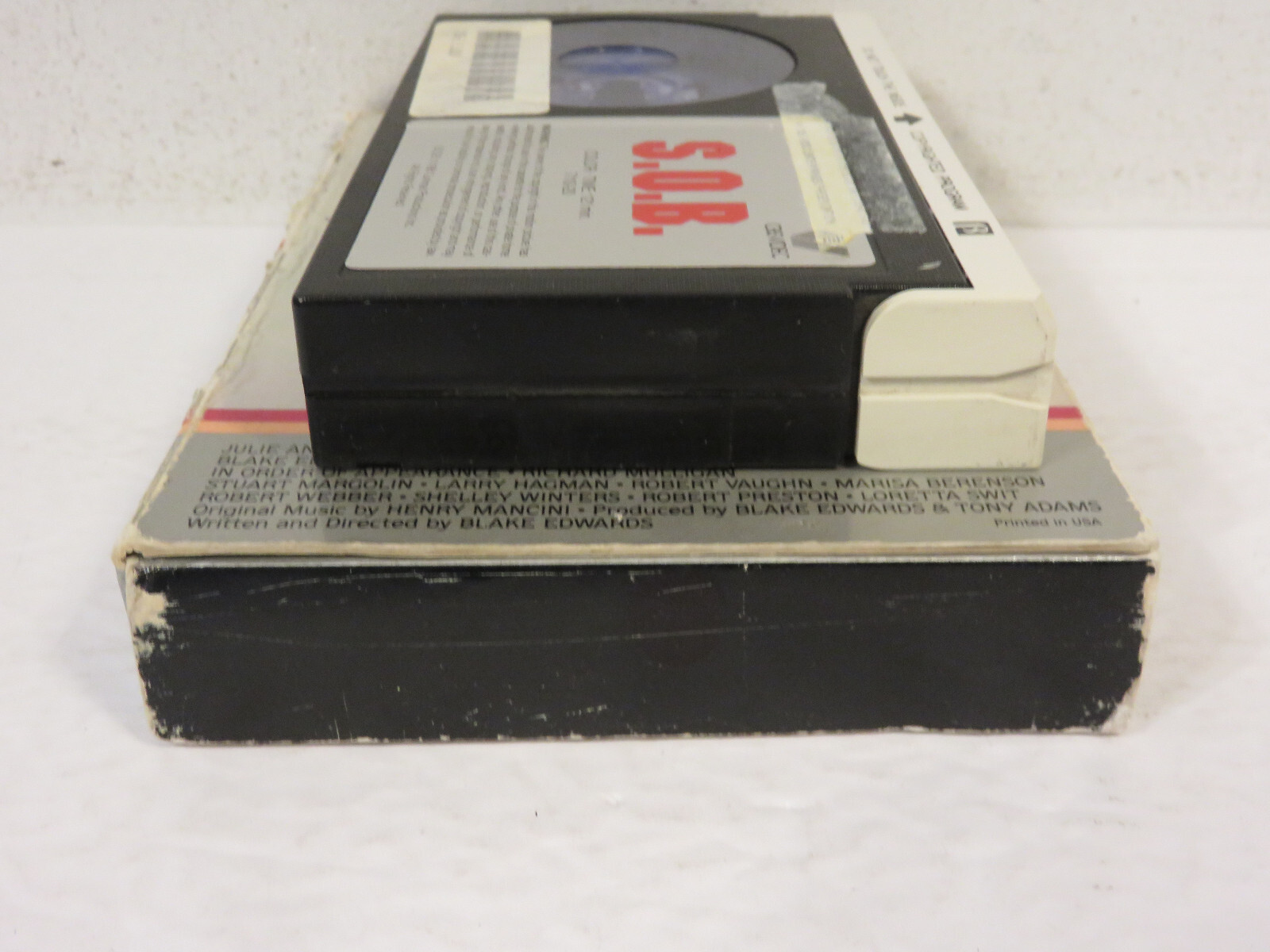 BLAKE EDWARDS SOB S.O.B MGM GATEFOLD COVER BOX BETA BETAMAX NOT VHS | eBay