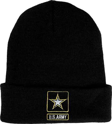 NEW United States Army knit cap hat. Black. 718137800737 | eBay