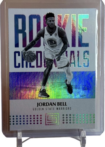 2017-18 Panini Status Rookie Credentials Jordan Bell RC Card #35 W/Top ...