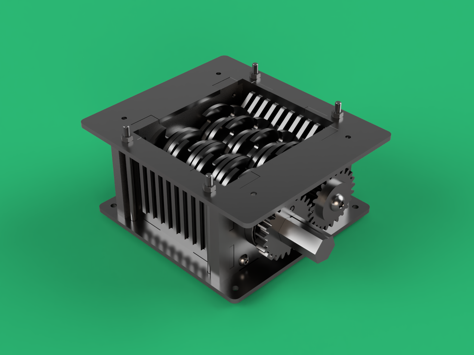 Shredder Mini V2 - Hand Cranked Plastic & Can Shredder | eBay