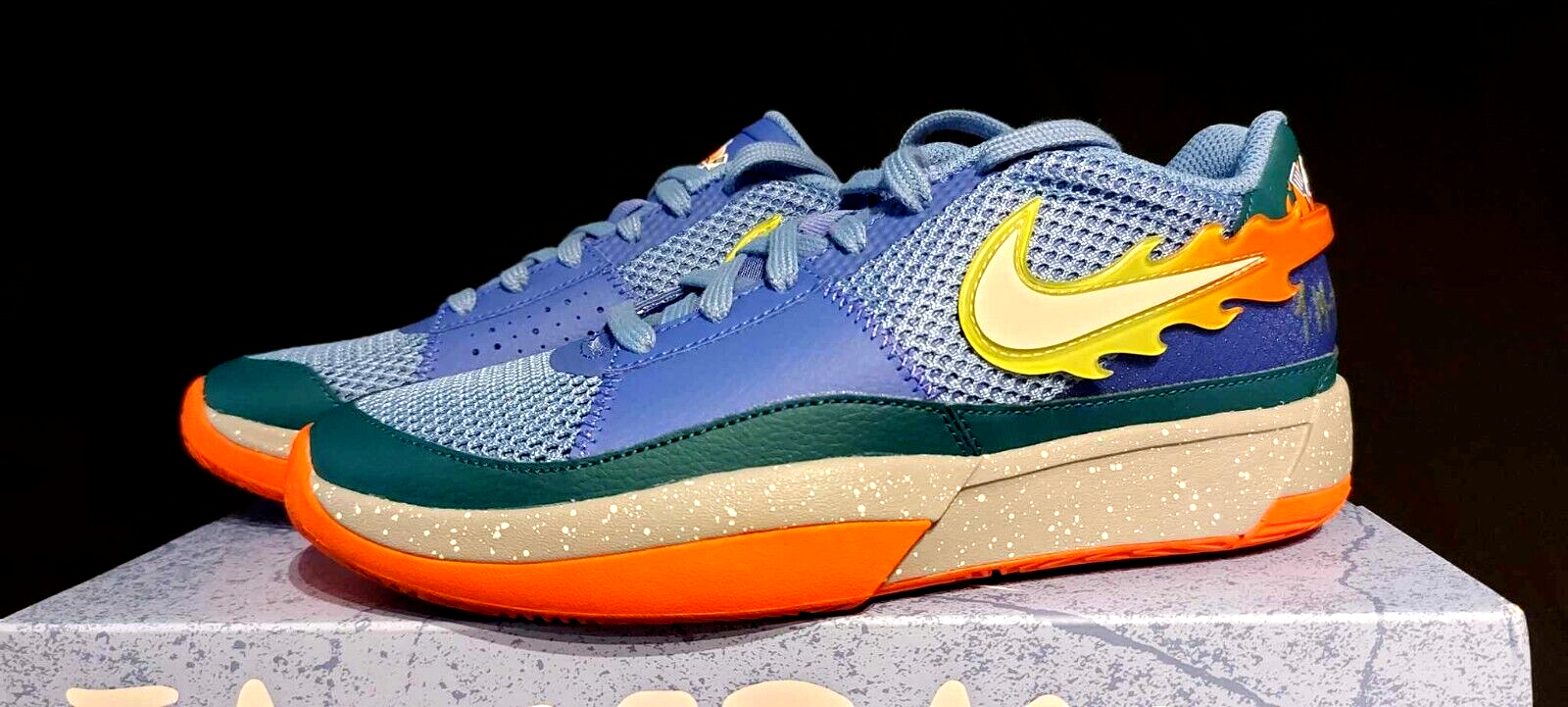 Nike Ja Morant 1 SE Backyard BBQ Blue White Size 6.5Y/8W FN4398-400 ...