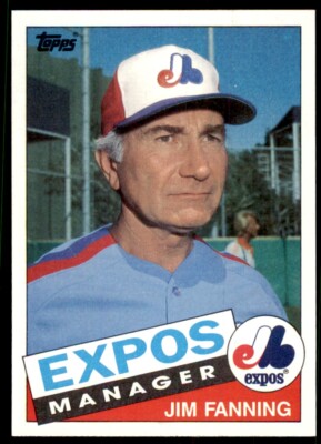 1985 Topps Jim Fanning A Baseball Cards #759 | eBay