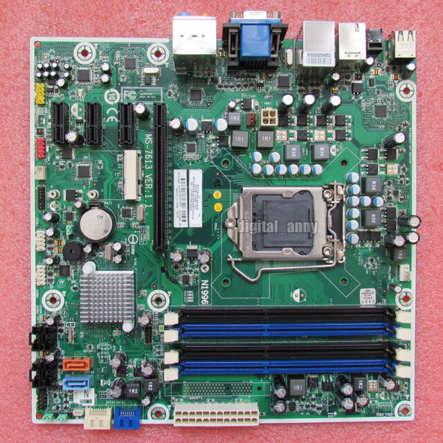 MSI Ms-7613 HP Iona-gl8e Motherboard Intel H57 Express LGA 1156 Ddr3 ...