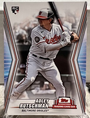 Adley Rutschman 2023 Topps International Trading Card Day Rookie Card # ...