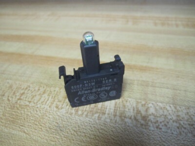 Allen Bradley 800F-N3W Light Module 800FN3W White 17mA Ser. B (Pack of ...